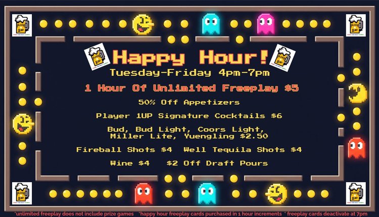 Player 1UP Rock Hill | Visit, Play, Enjoy Today