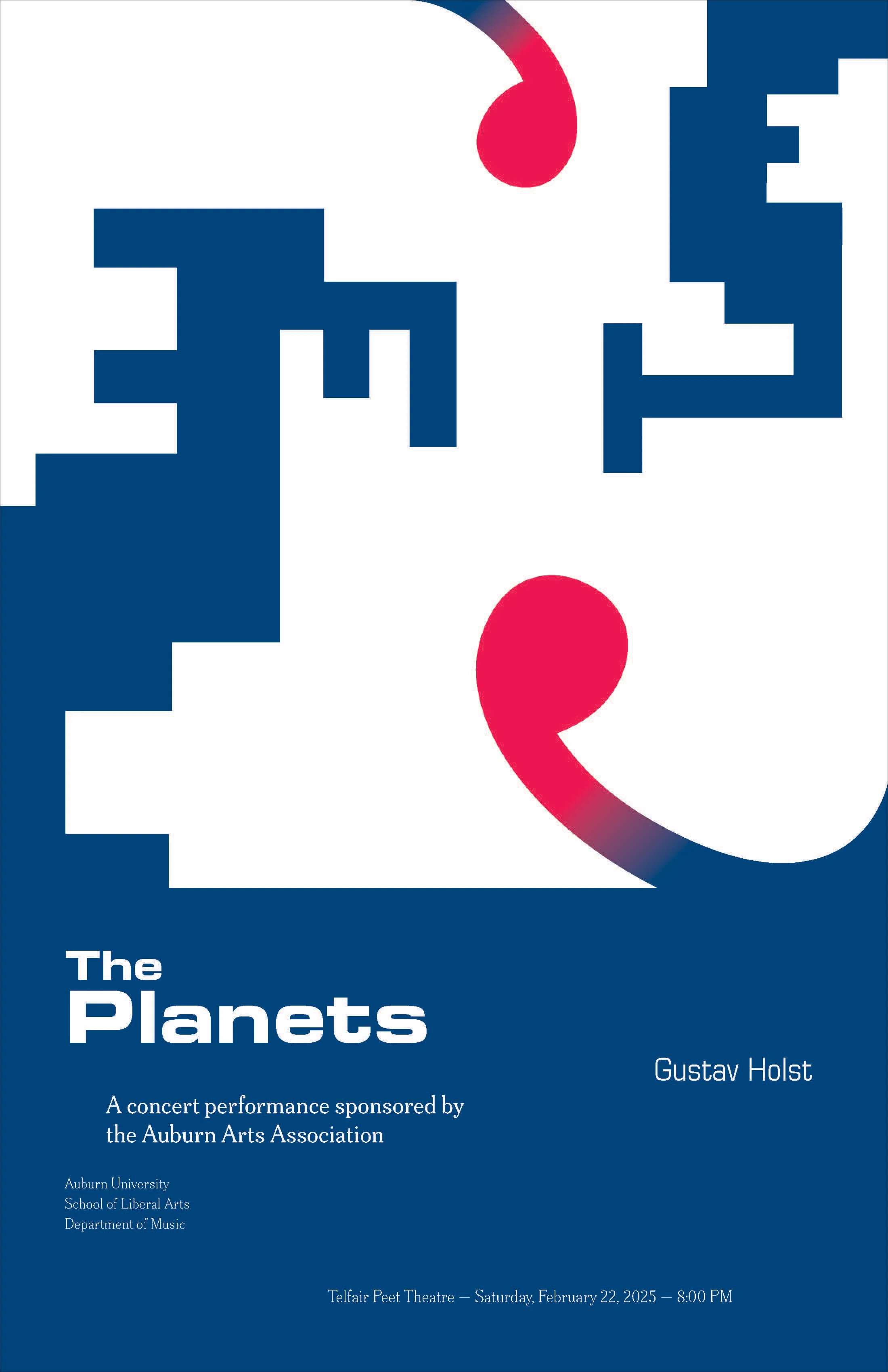 "THE PLANETS" MUSIC INTERPRETATION POSTER — Noah Shively Design