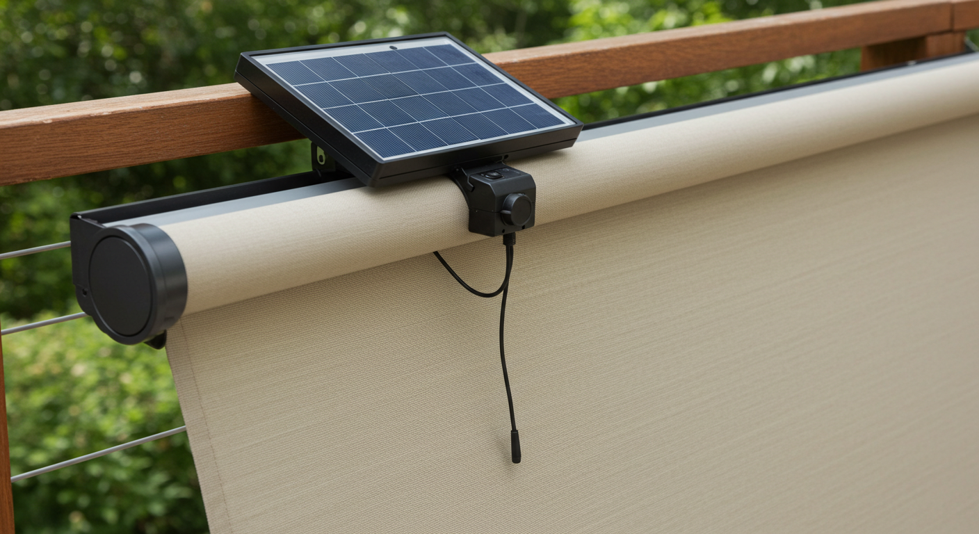 Solar Power Motorized Outdoor Shades Houston, TX | Trex Solutions ...
