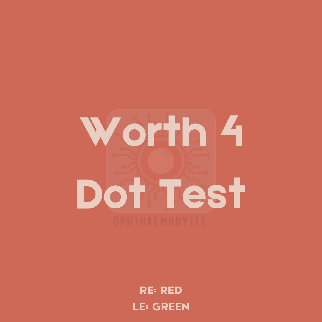 Worth 4 dot Test — Ophthalmobytes