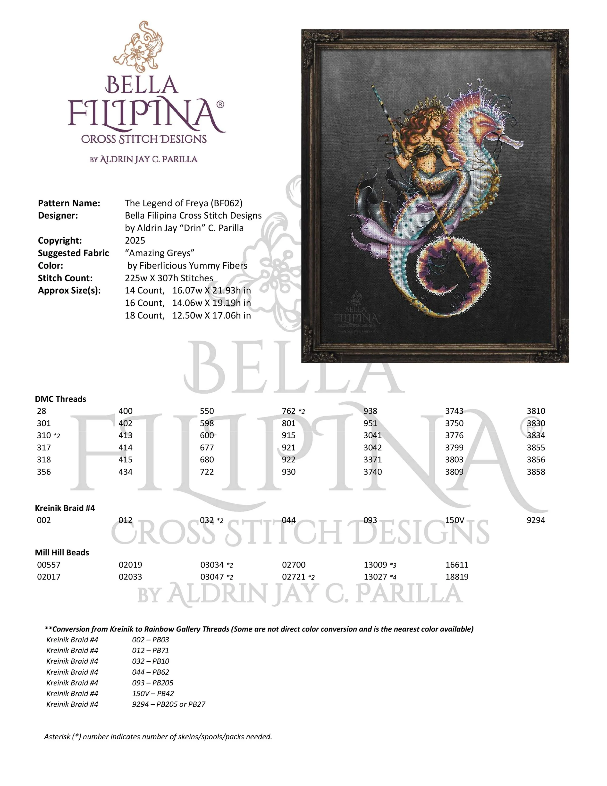 Shop | Discover Unique Patterns — Bella Filipina Cross Stitch Designs