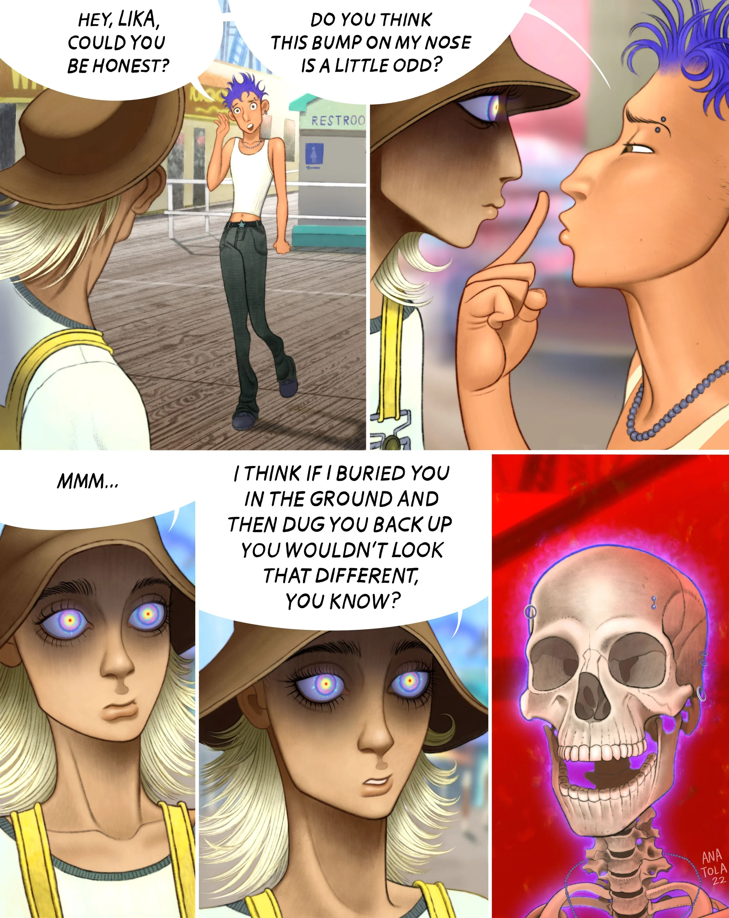 This Girl Has X-Ray Vision — Anatola Howard