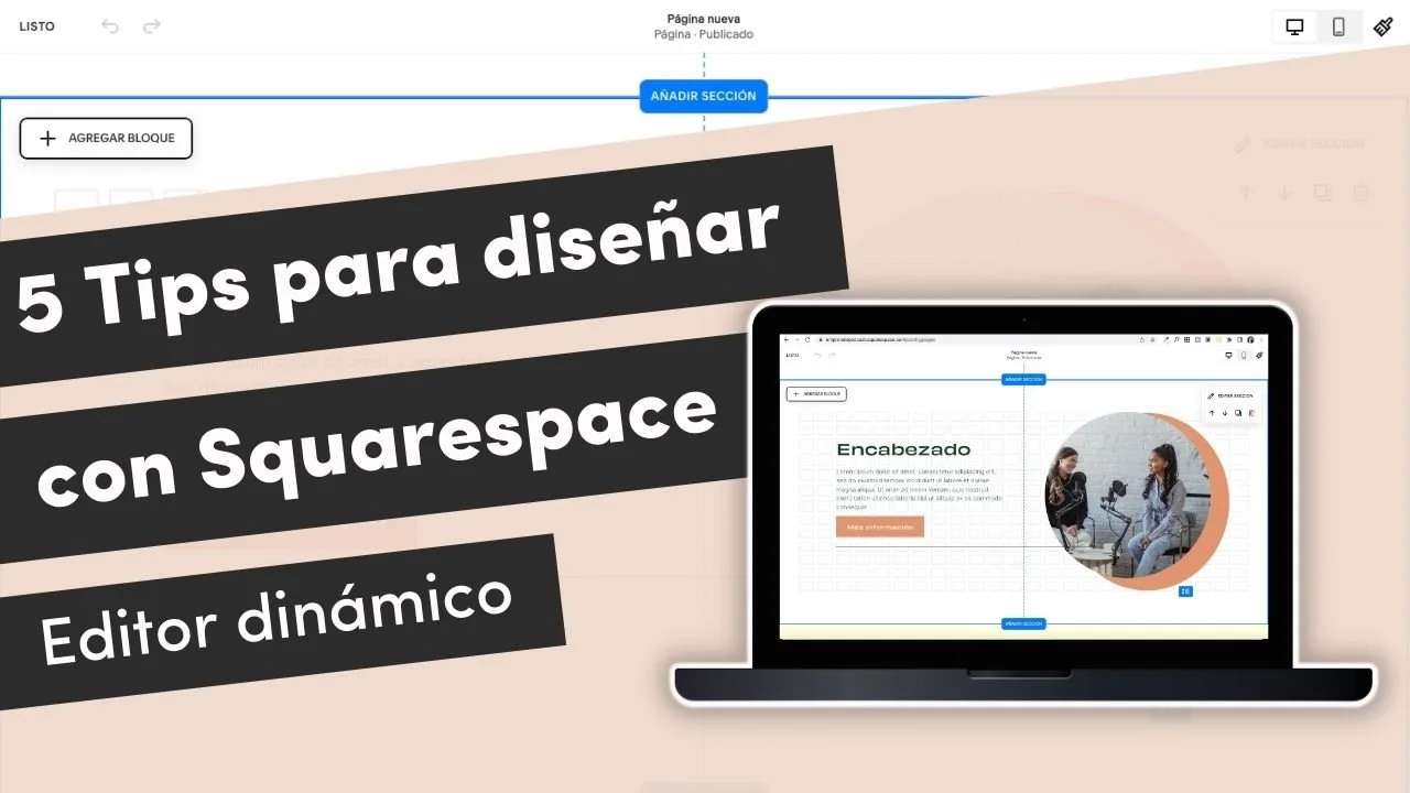 5 tips para diseñar en Squarespace con el editor dinámico — Ale Zenteno ...