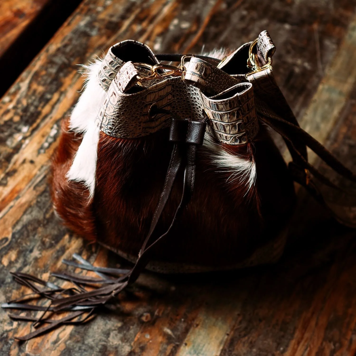 Cowhide Boho Bag — Milagros Rústicos