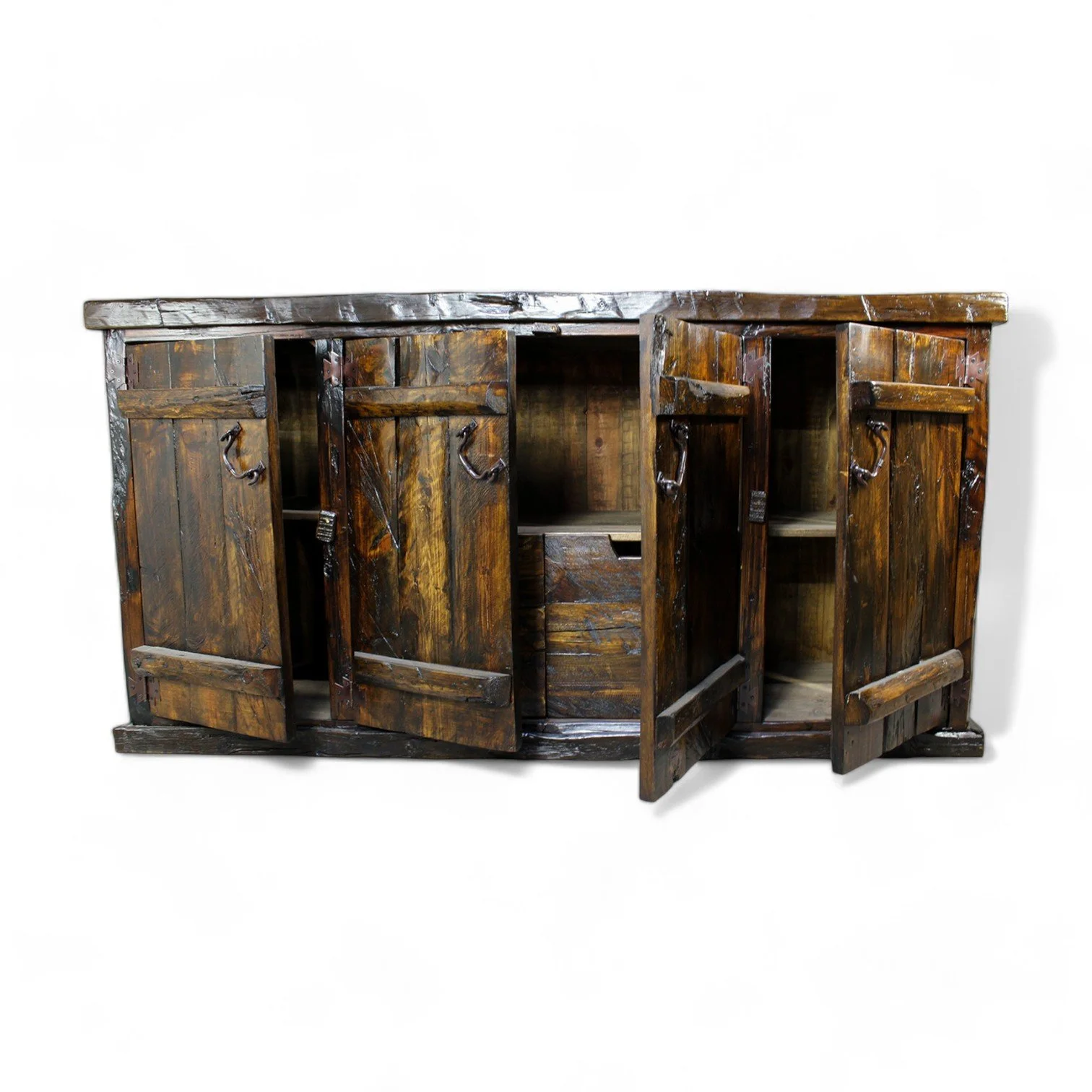 Aurora Buffet | Black and Gold Star Pattern Modern Buffet — Milagros ...