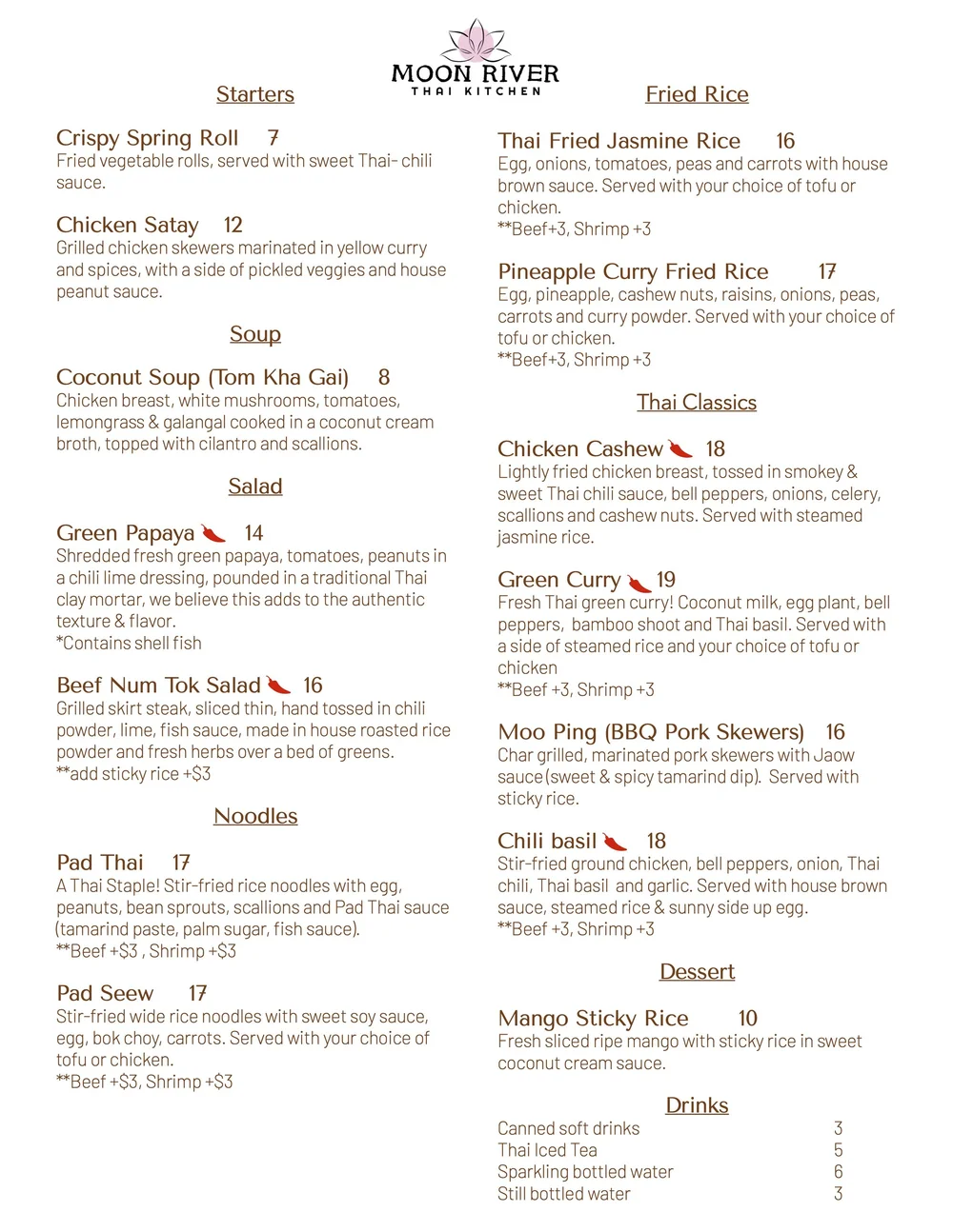 Moon River - Thai Kitchen