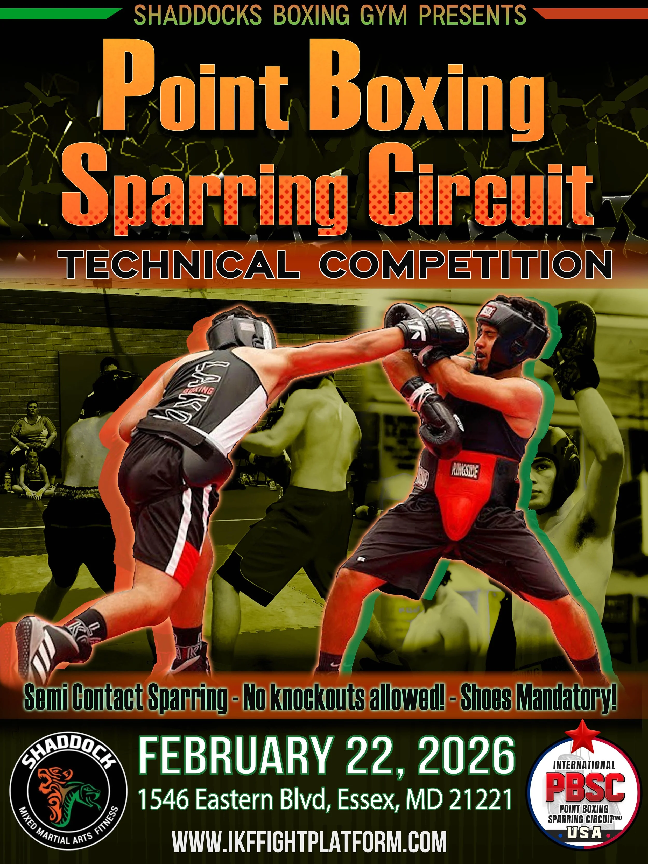 PBSC Event - Dale Shaddock, Essex Maryland — Point Boxing Sparring Circuit