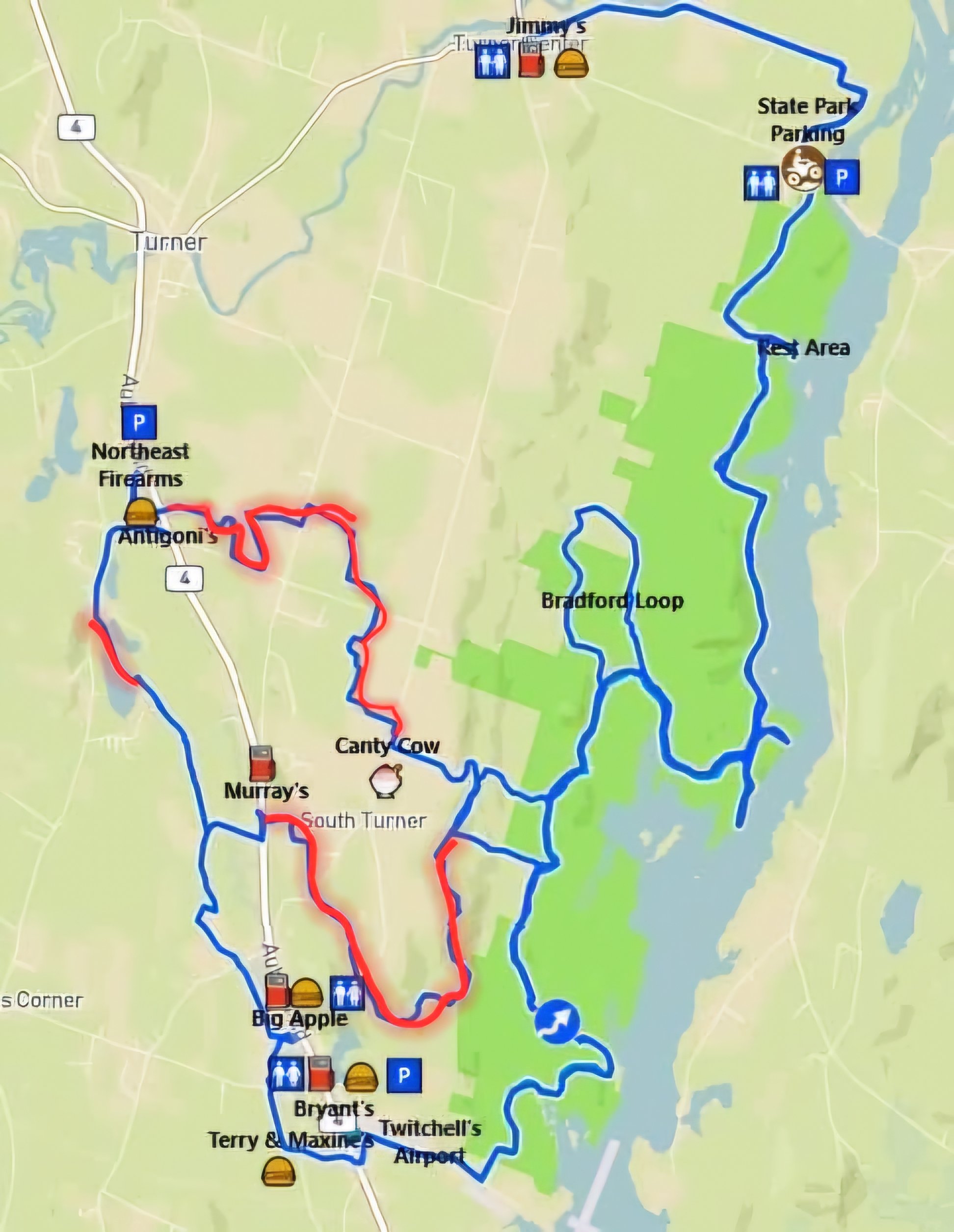 Trail Map — Turner Timberland ATV