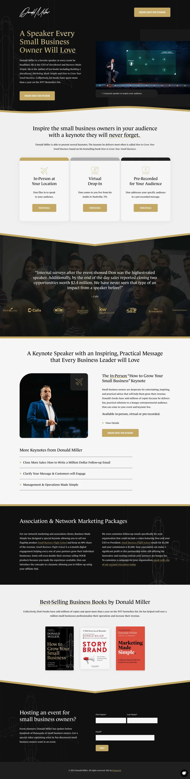 Best StoryBrand Website Examples & Design