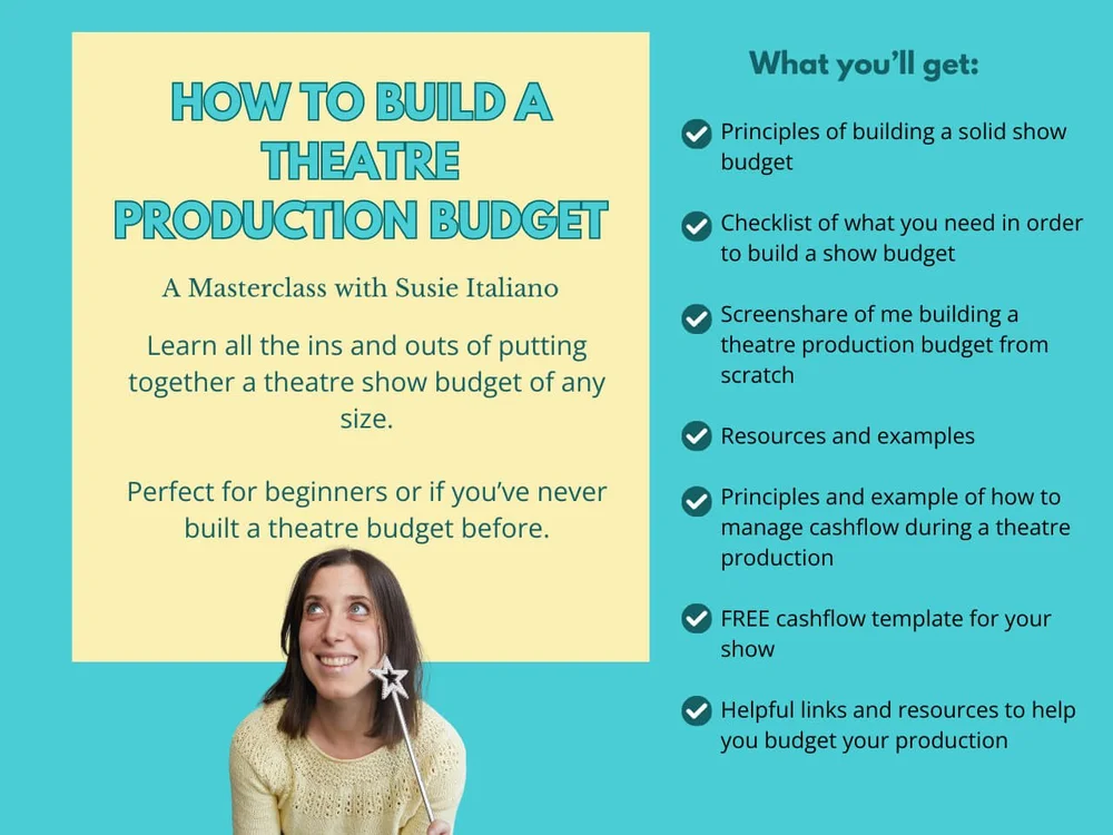 Creating a Theatre Production Budget: the Full Roadmap — Finance Fairy ...