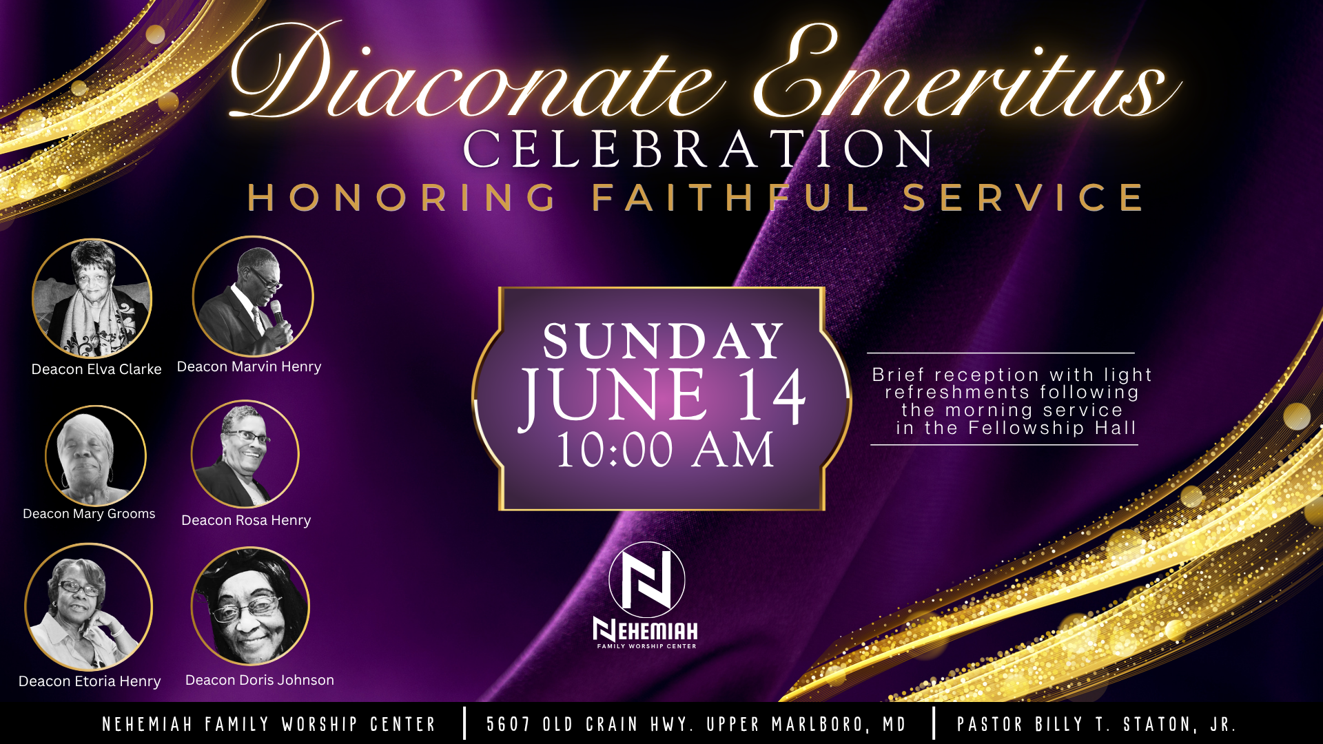 Upcoming at NFWC — Nehemiah Family Worship Center