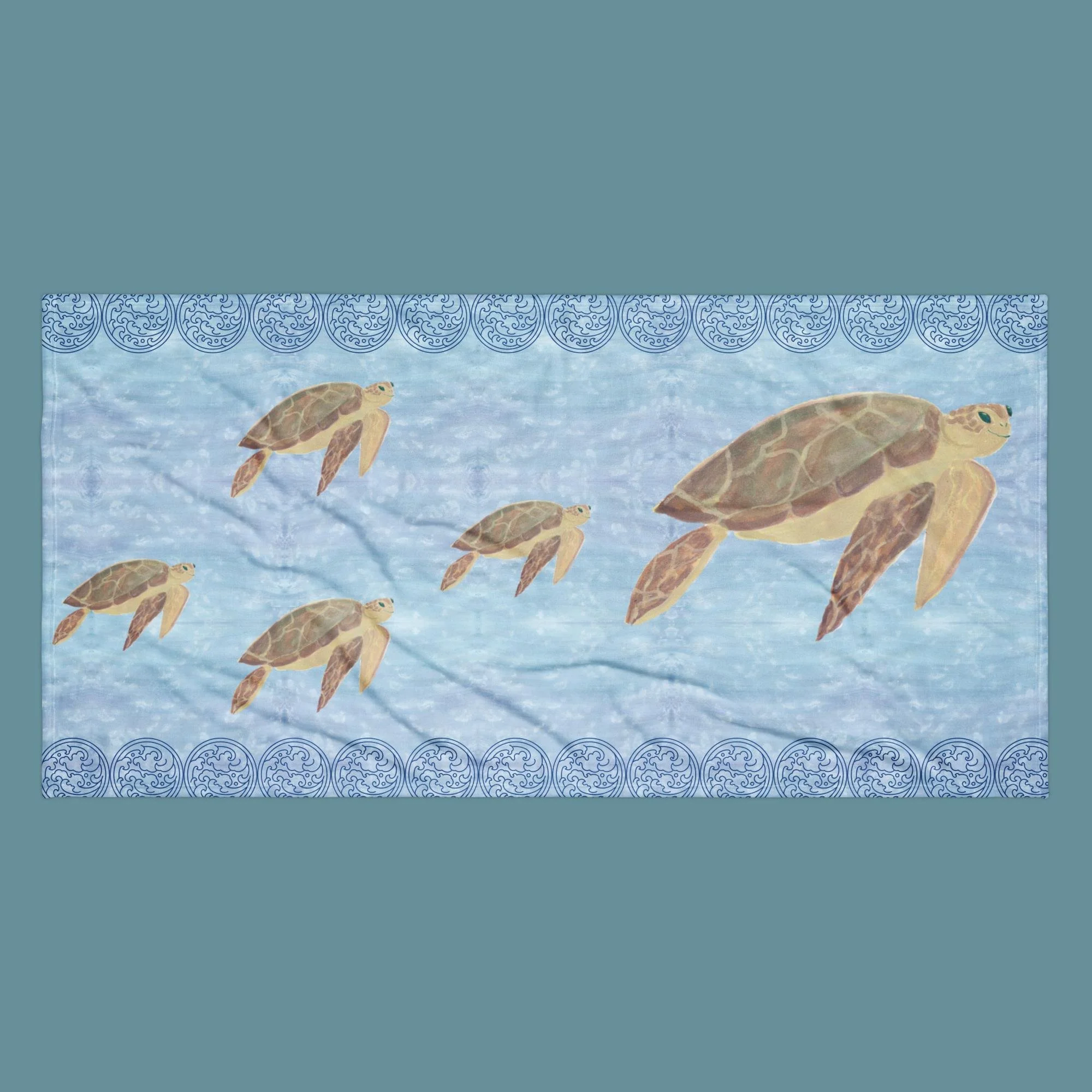 Turtle Towel — Ryuu Megami Designs