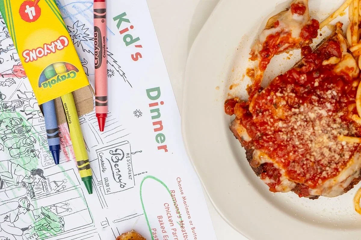 Menus — Benny's