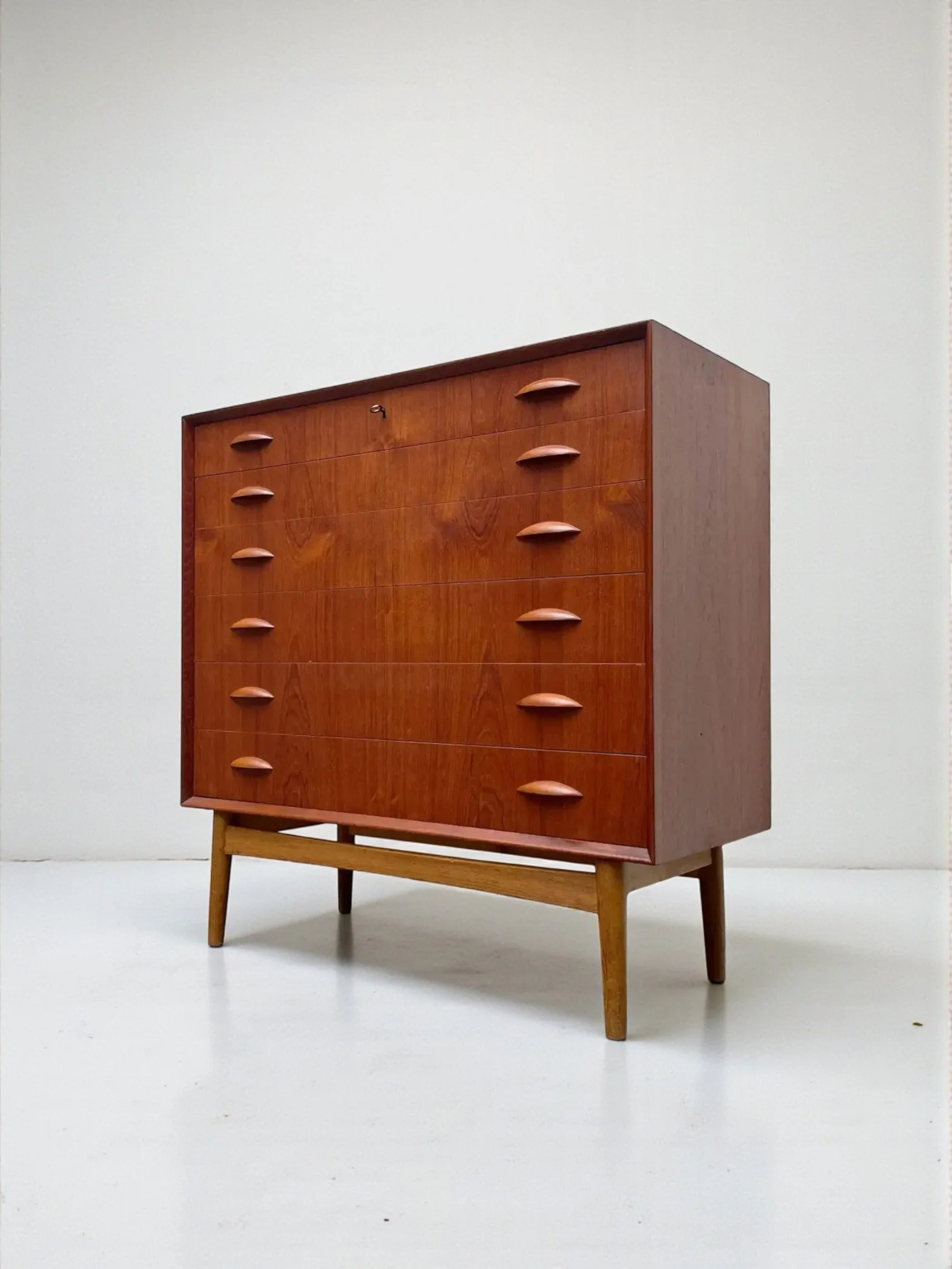 Teak Chest of Drawers by Johannes Sorth — HOUSEWARMERS