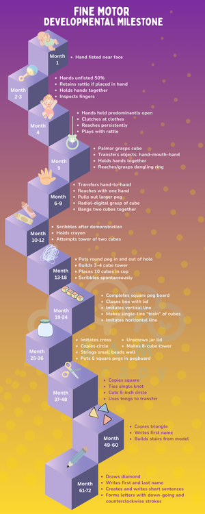 Fine Motor Development Milestones: What to Expect From 1–72 Months ...