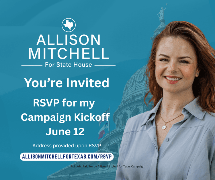 RSVP | Attend The Kickoff for Allison Mitchell — Allison Mitchell for ...