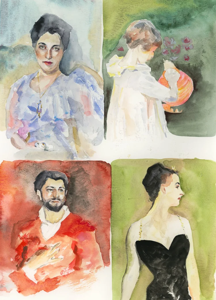 Exploring John Singer Sargent's Technique: My first experimentation ...