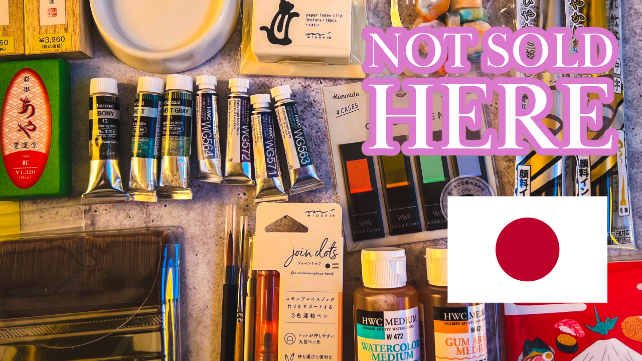 Japanese Art Supplies for Watercolor Portrait Work — Miwa Gardner