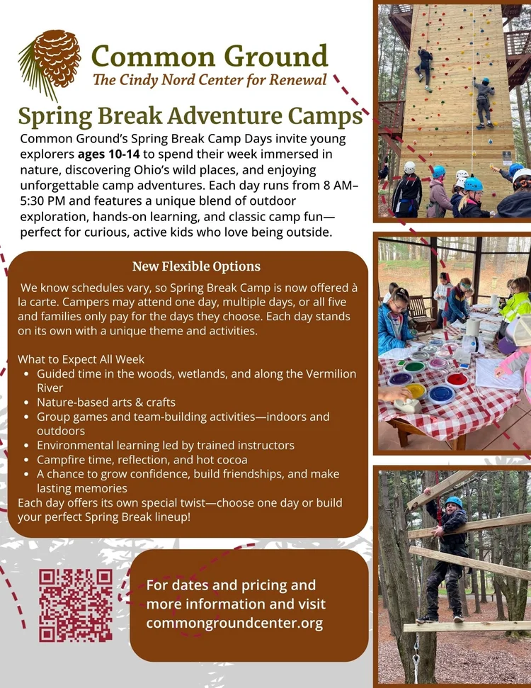 Common Ground • Spring Break Adventure Camps — OberlinKids
