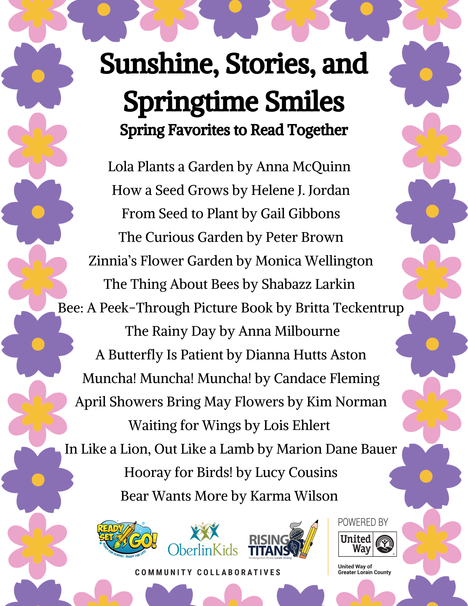 📚 Spring-Themed Book List — OberlinKids