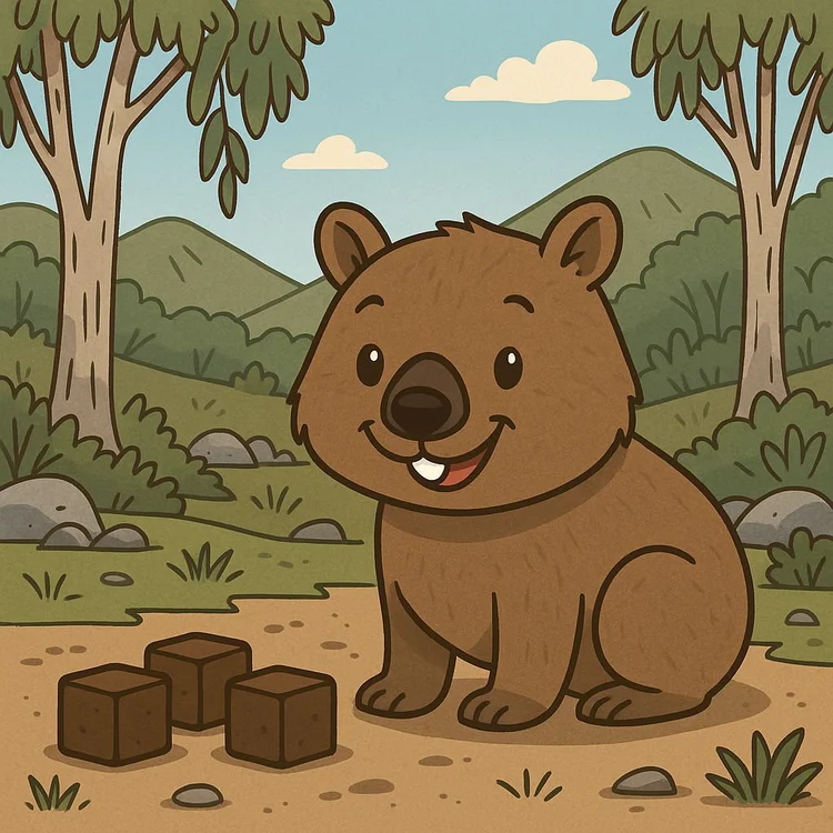 Why Is Wombat Poop Square? Amazing Wombat Facts for Kids — Kiley's Kritters
