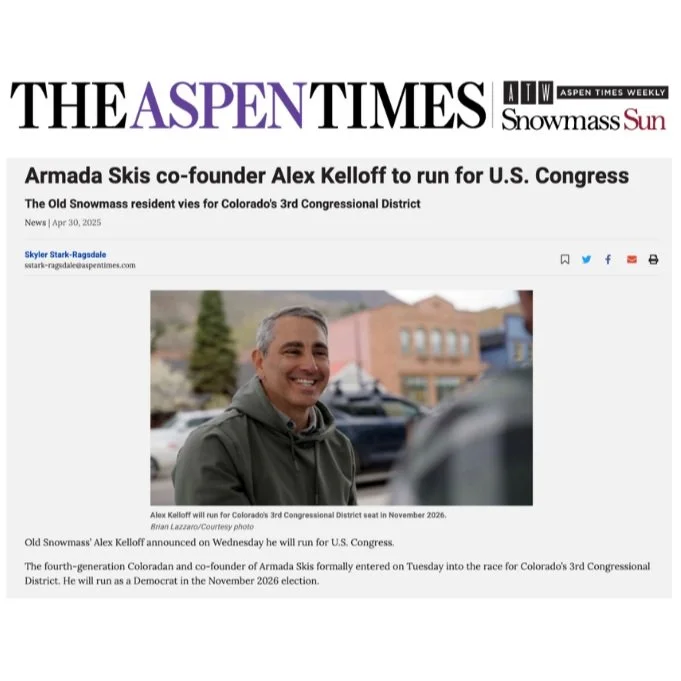 In the News — Alex Kelloff for Colorado