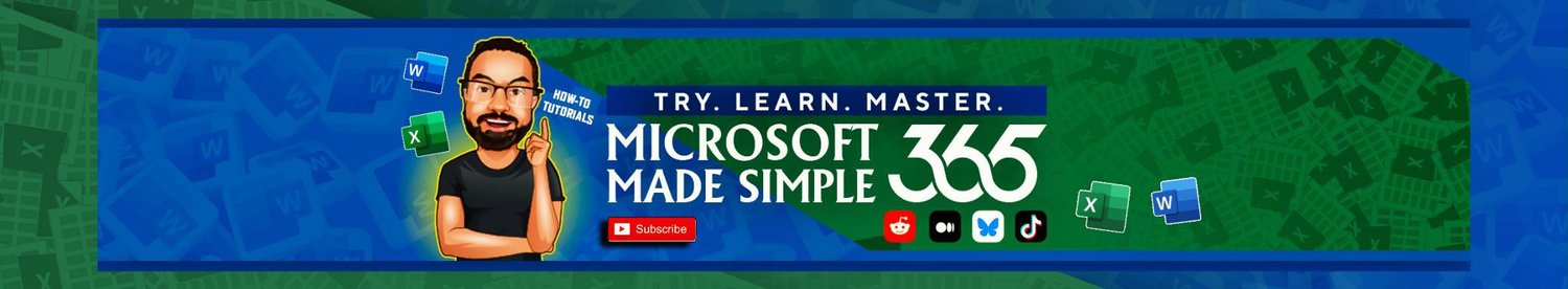 Tryit Learnit 365 | Quick Microsoft 365 Tutorials for Excel and Word