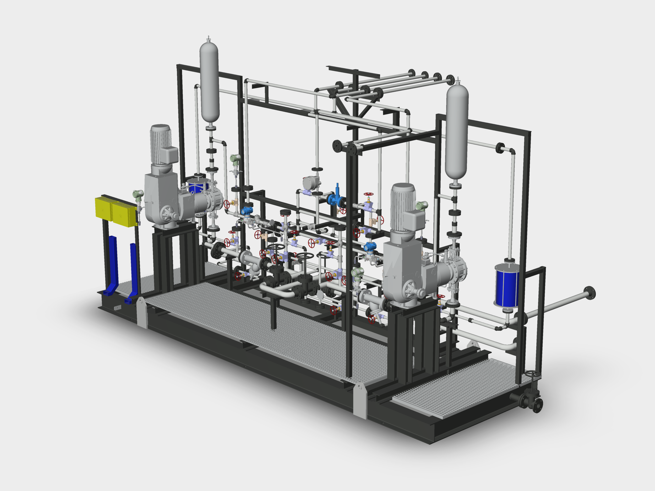 Chemical Injection SKID Design | Modular Process Skid Design | Process ...