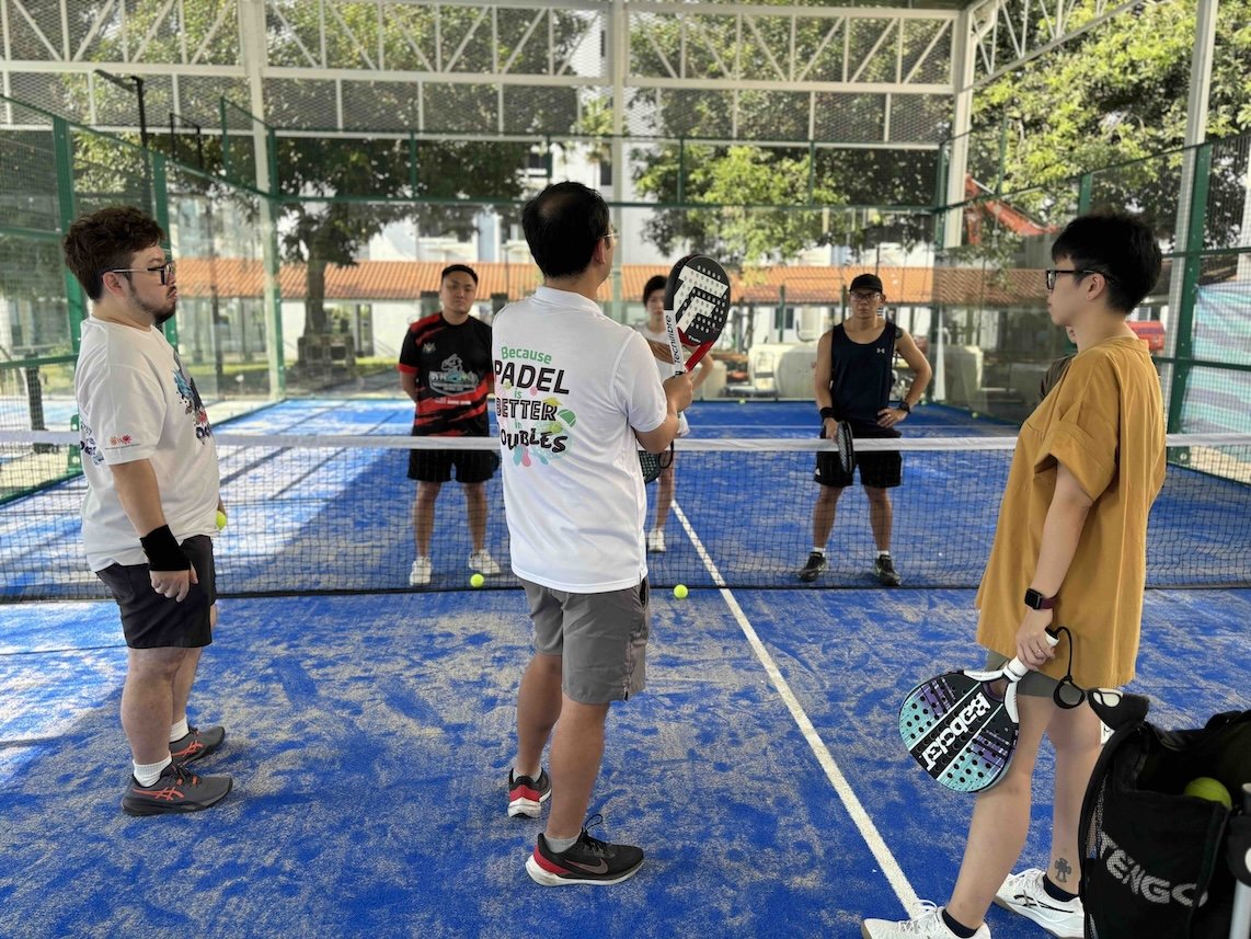 Padel Singapore Group Classes — Play! Padel | Padel Classes & Court ...
