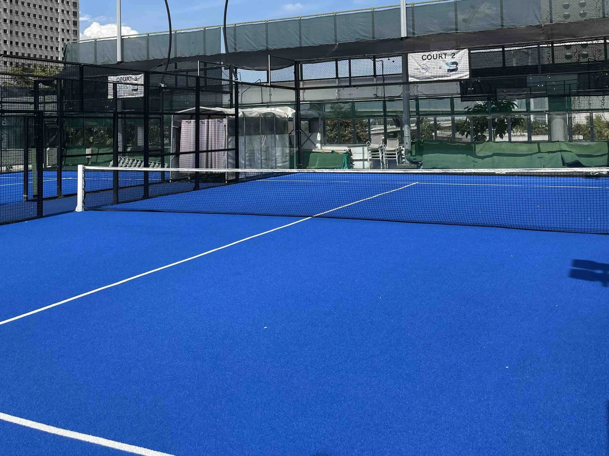 Padel Singapore Court Marina Square — Play! Padel | Padel Classes ...