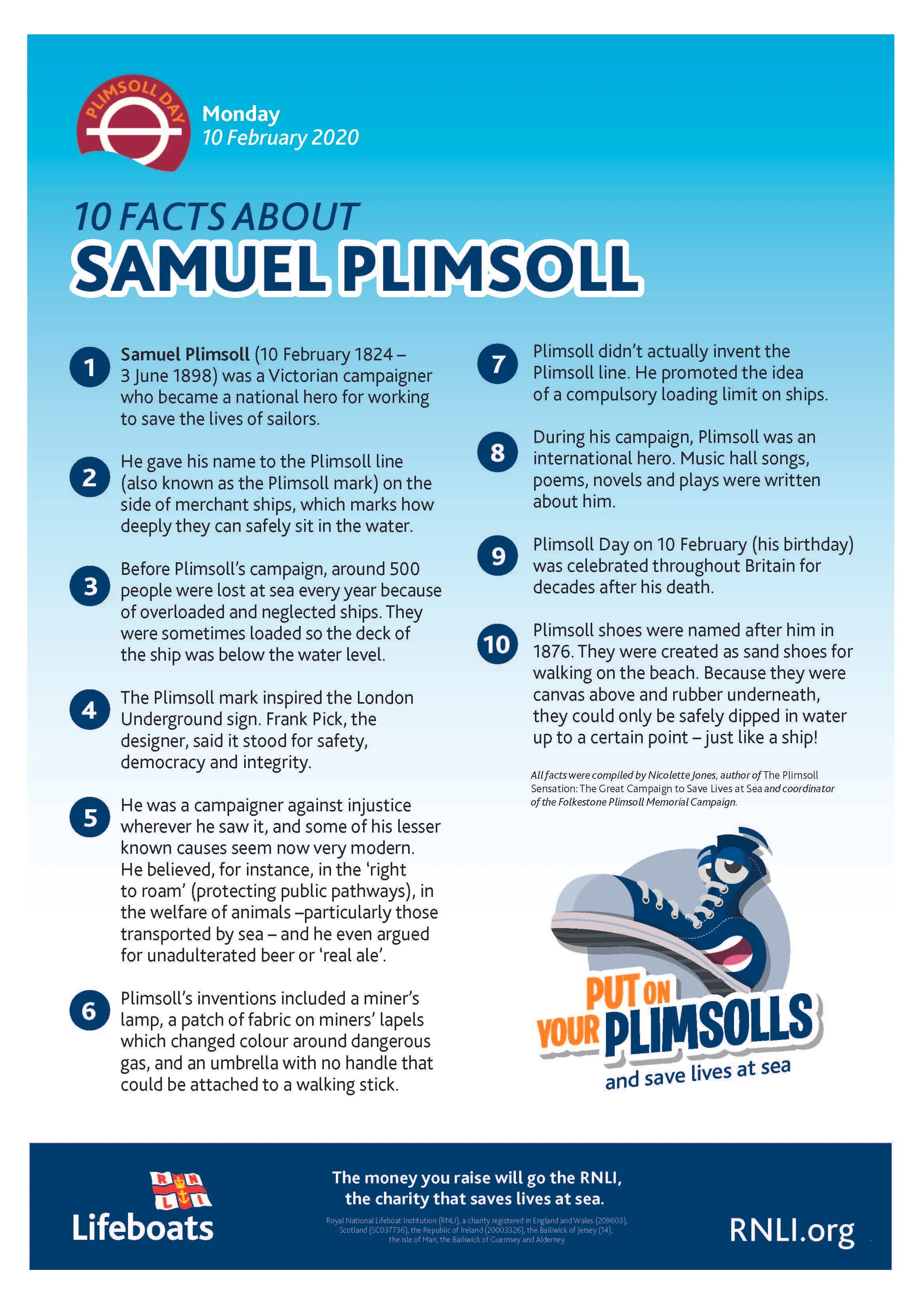Plimsoll Day: Support the RNLI and Celebrate Samuel Plimsoll ...
