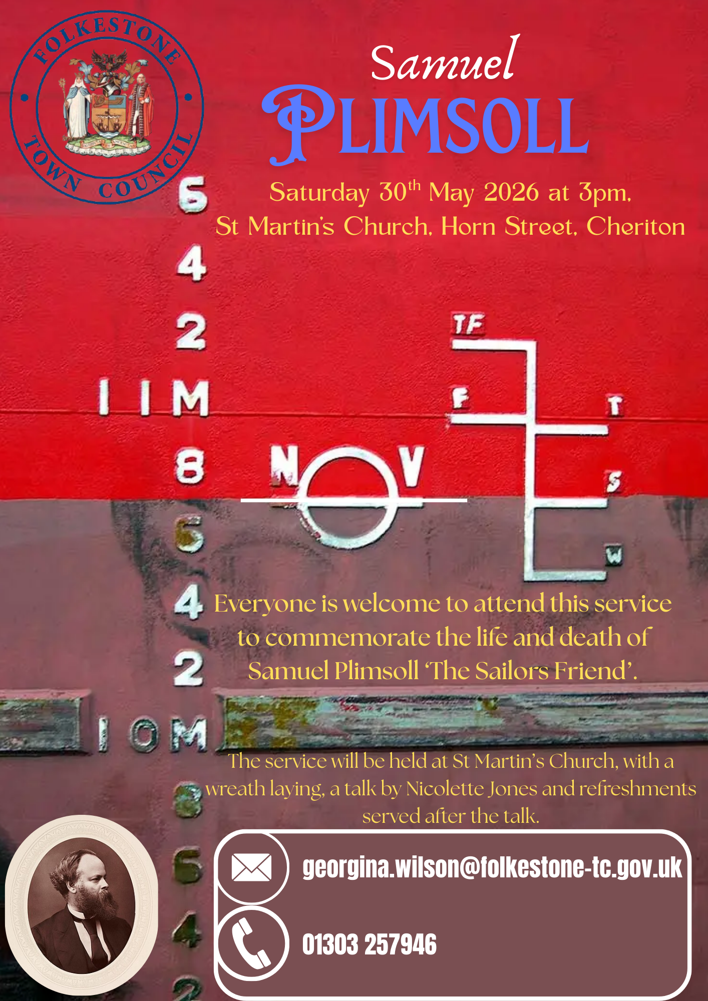 Samuel Plimsoll Commemoration in Folkestone: A Literary Talk and ...