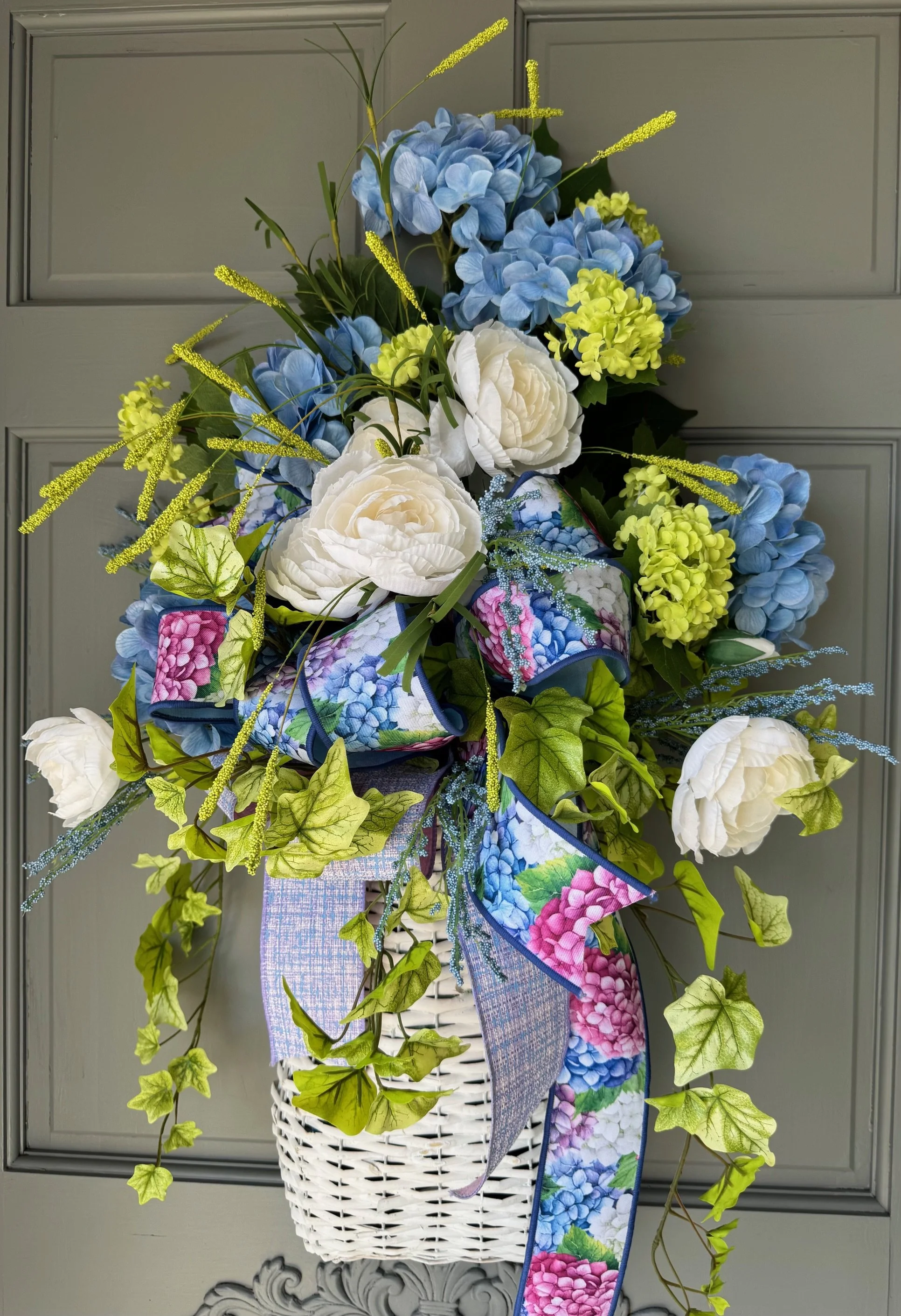 Front Door Basket | Decorate your Front Door — Home Brynn Carter Designs