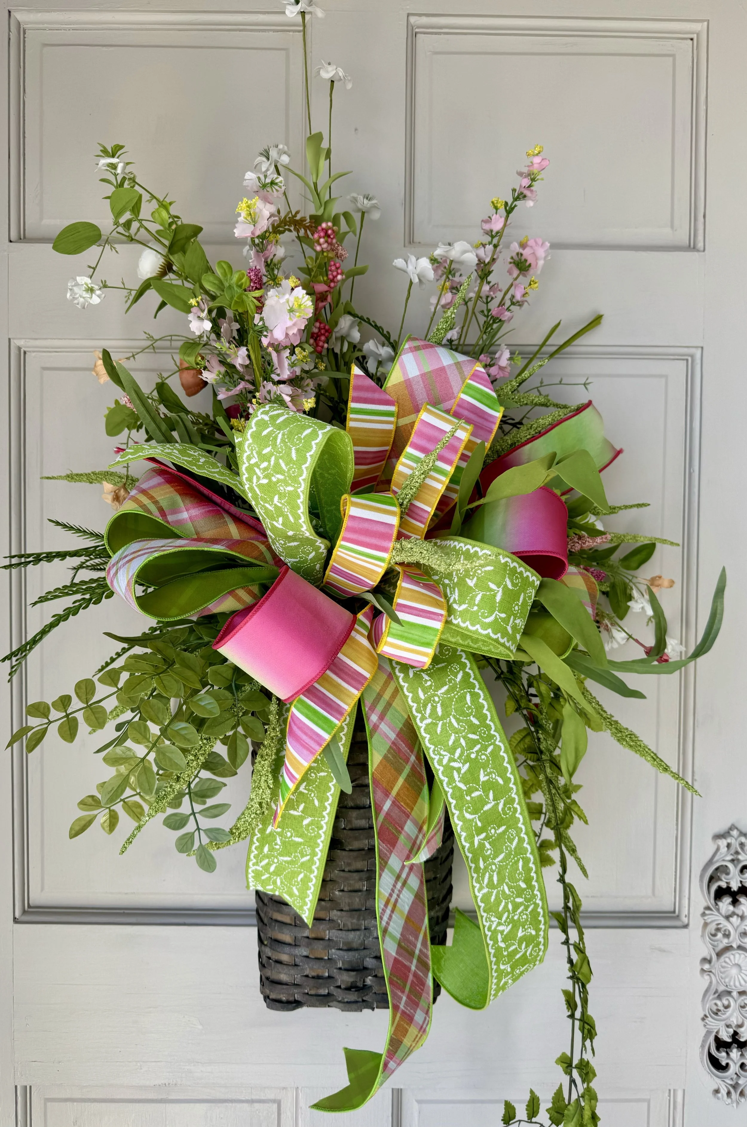 Front Door Basket | Decorate your Front Door — Home Brynn Carter Designs
