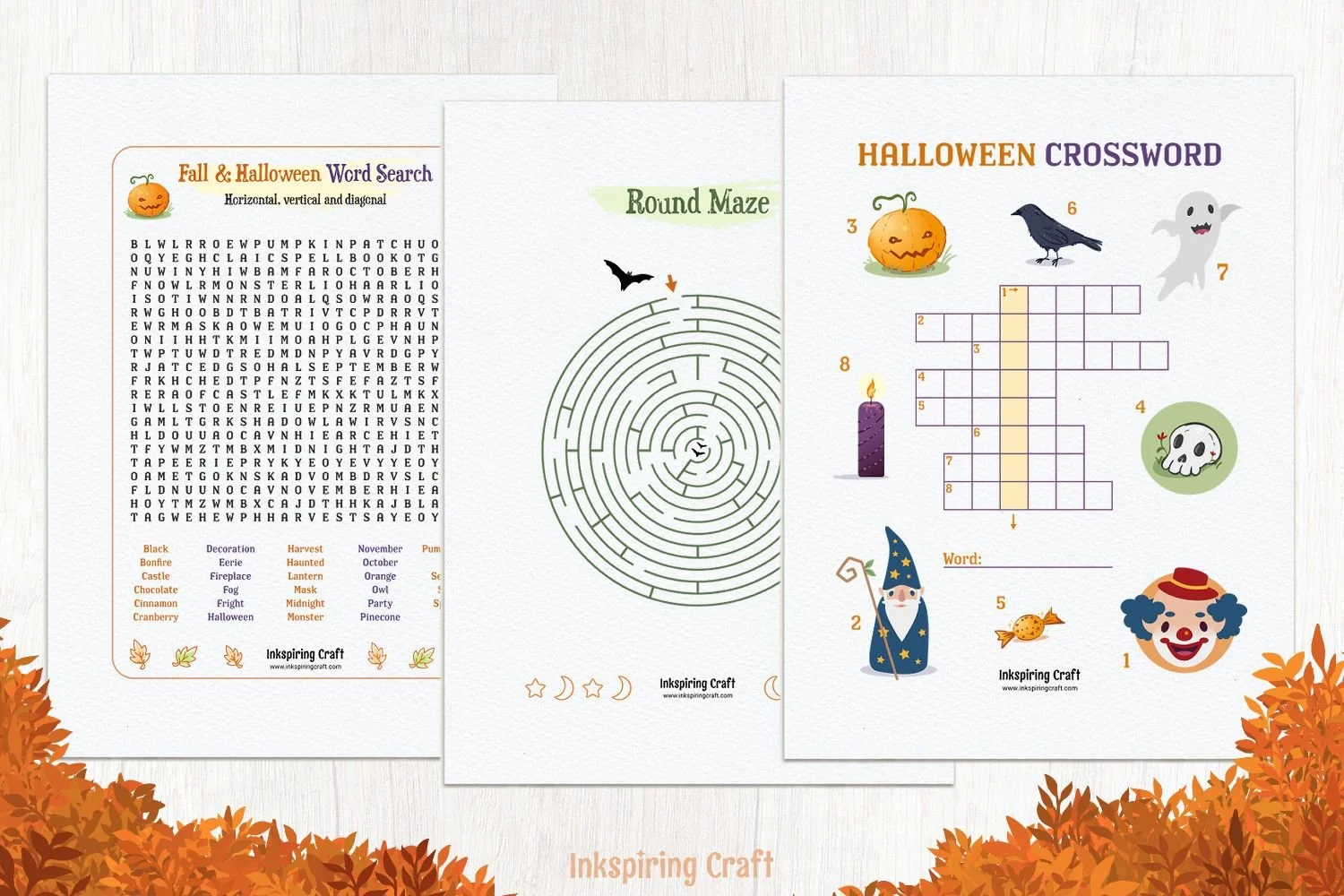 Free Printable Halloween Activity Pages for Kids and Adults ...