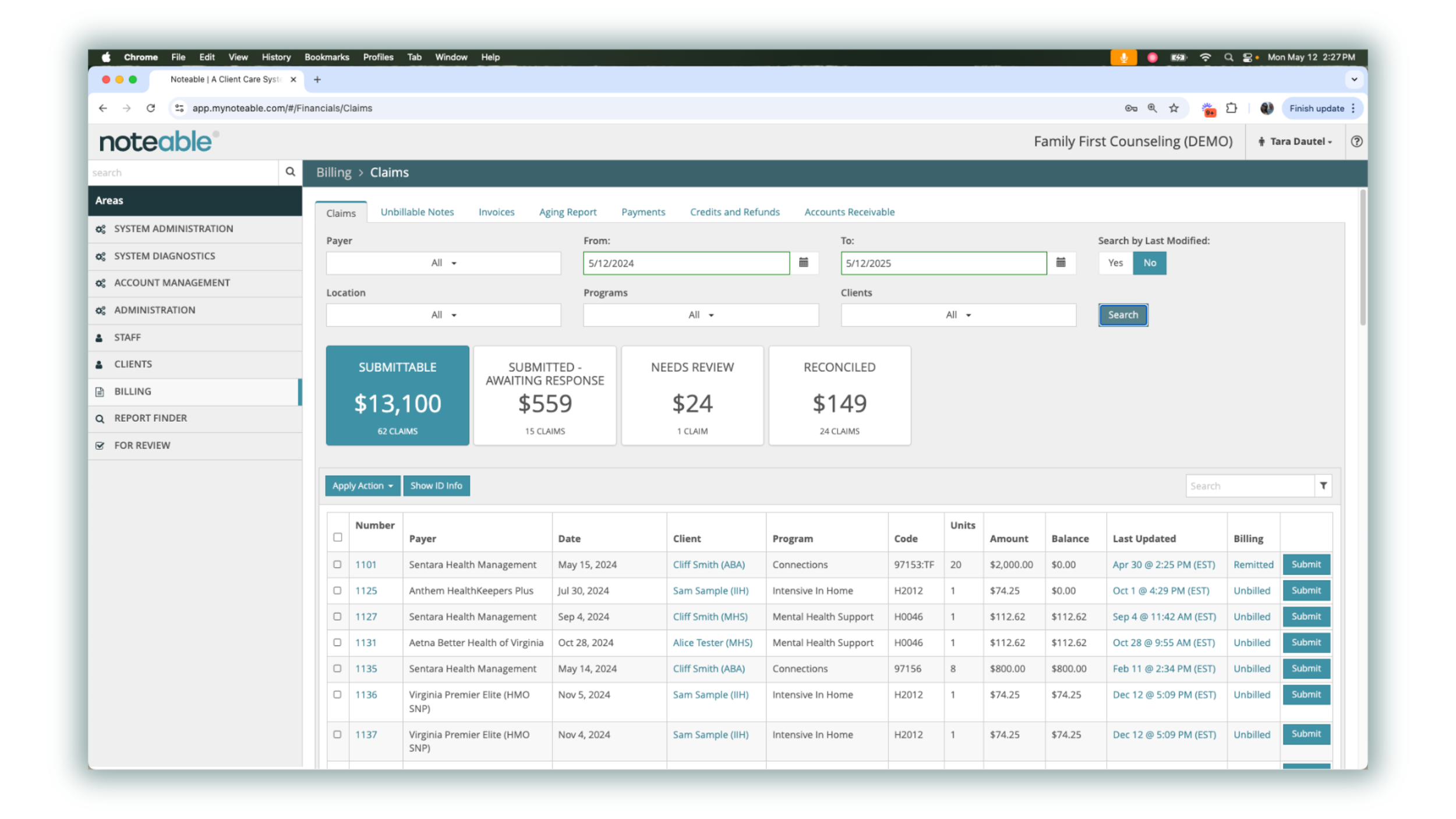 Simplify Behavioral Health Billing & RCM | Noteable — Noteable - The ...
