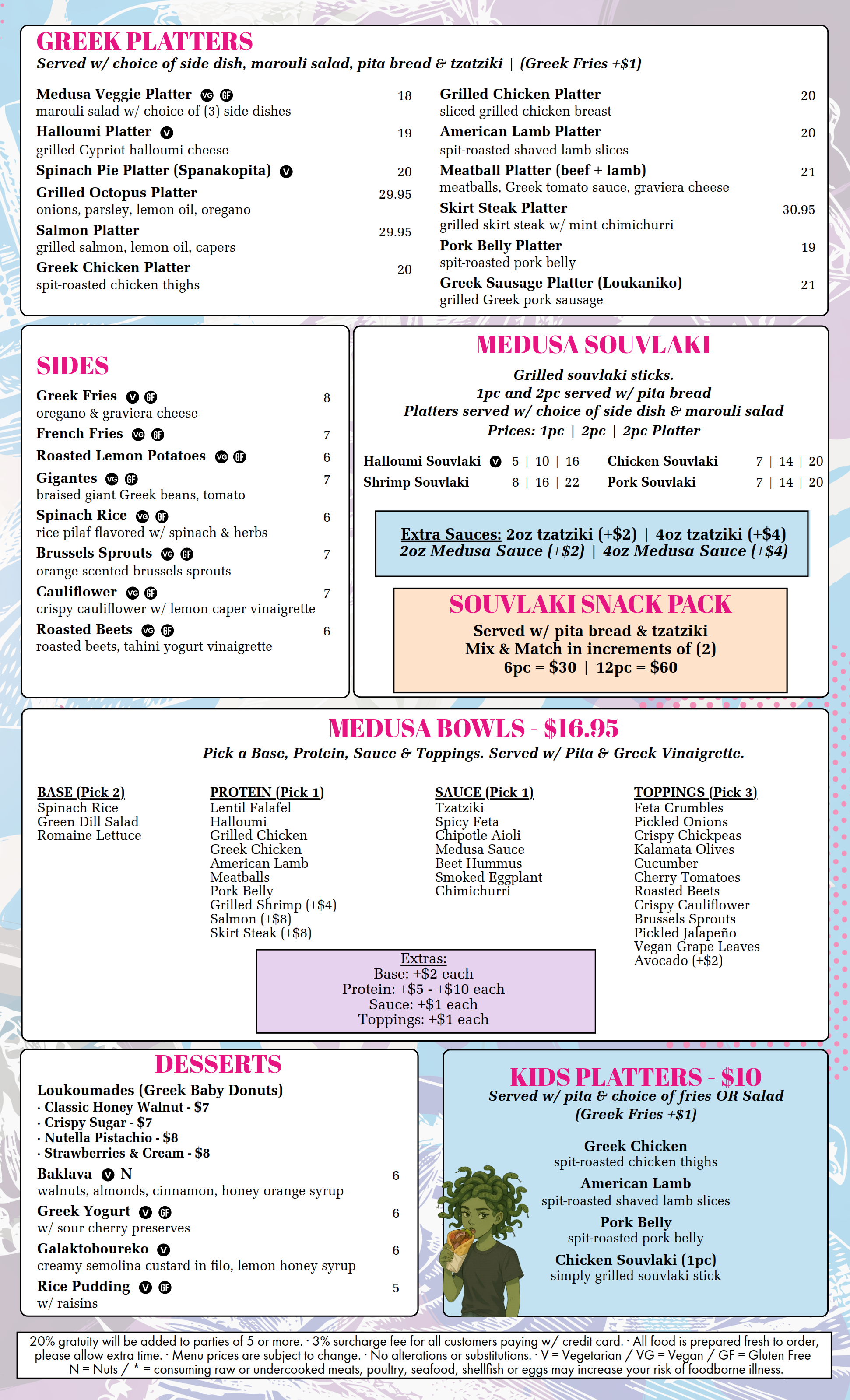 Breakfast Menu — Medusa Greek NJ