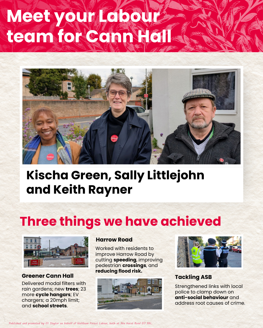 Waltham Forest Labour | Cann Hall Labour