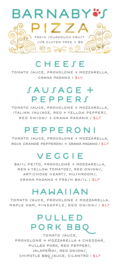 Pizza | Order Fresh Pizza Today — BARNABY'S CAFE