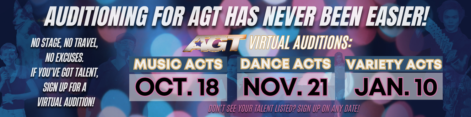 Audition Now for NBC's Talent Competition Series America's Got Talent ...