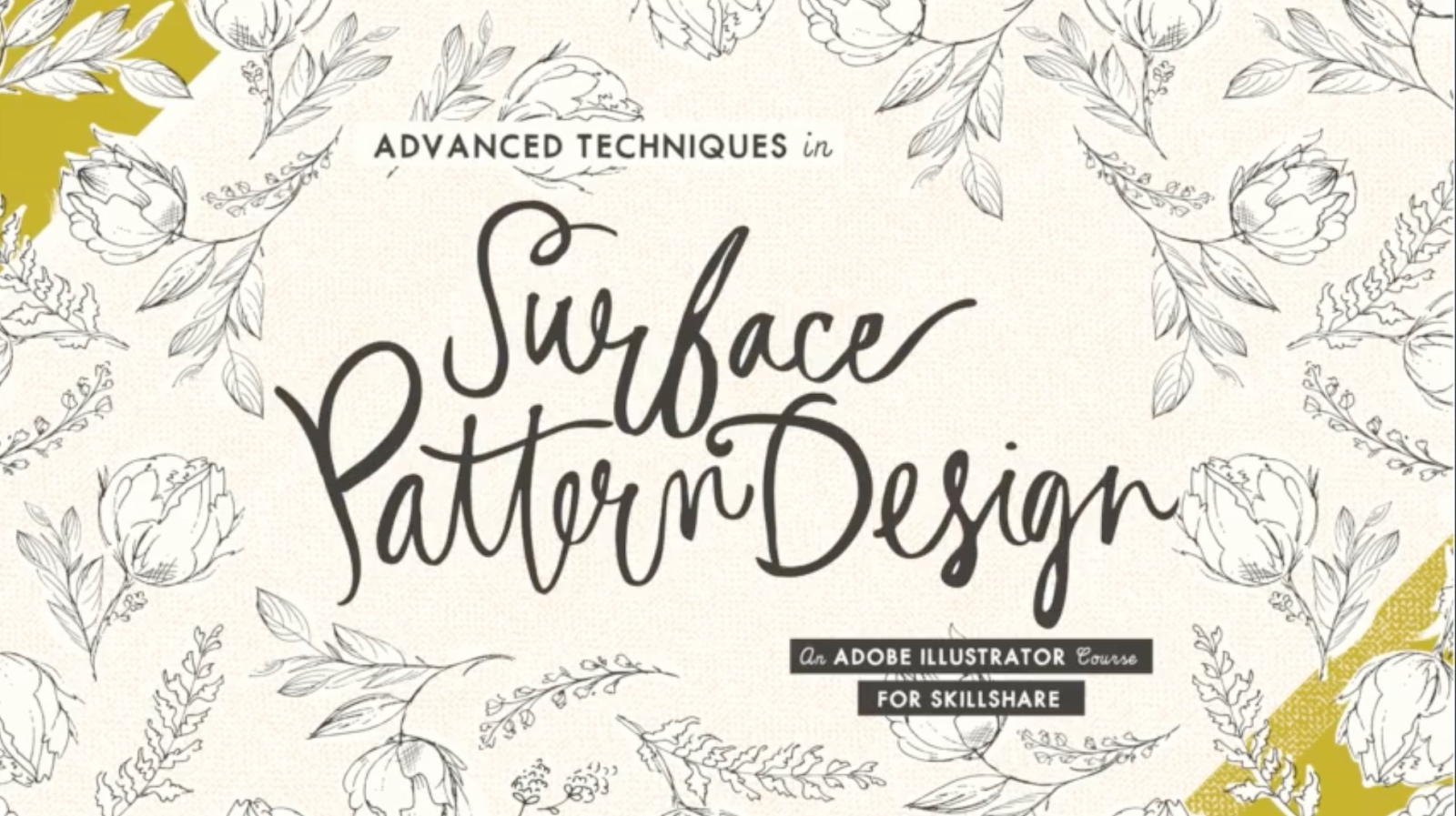 Top 5 Skillshare Illustrator Classes for surface pattern designer ...