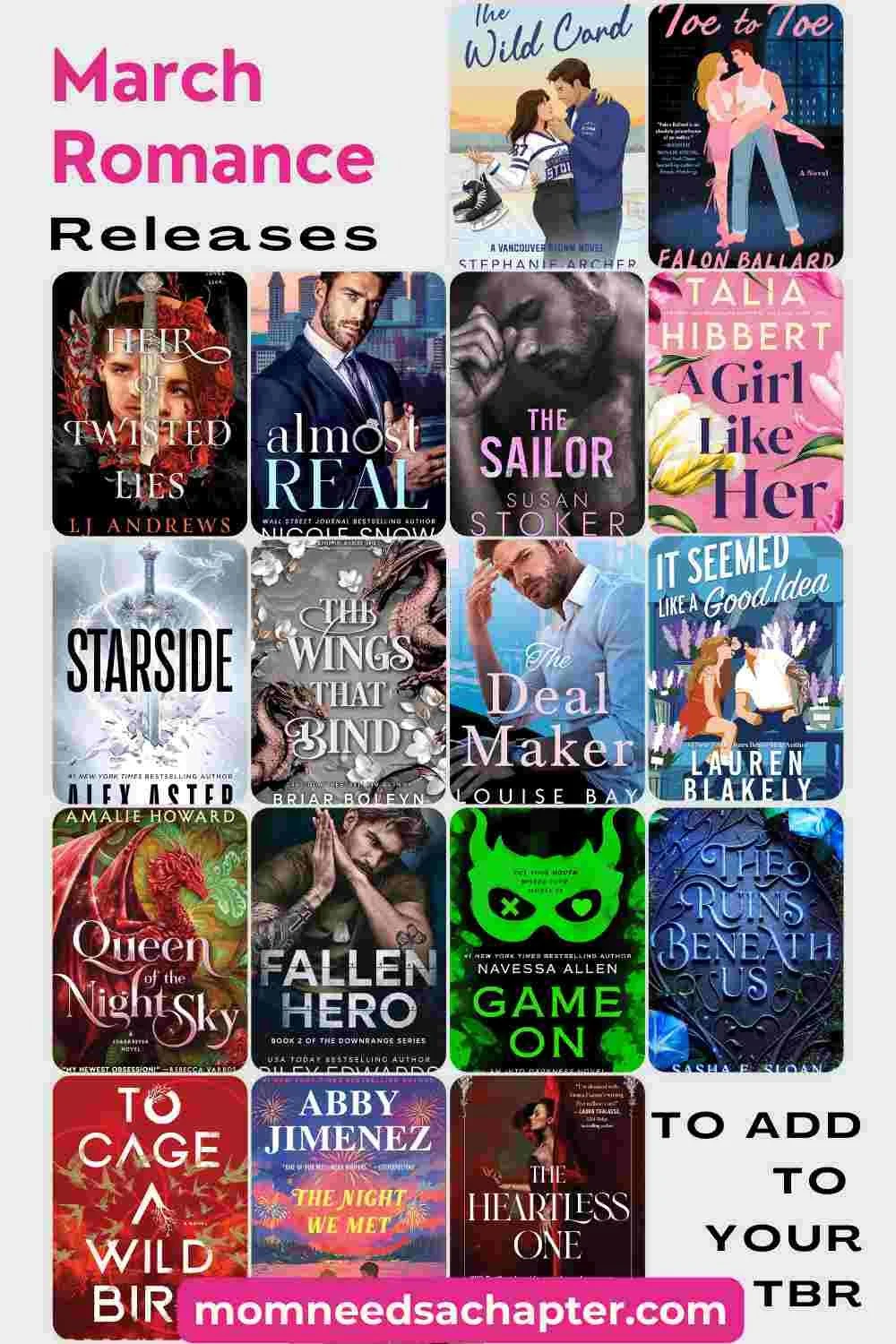 Best New Romance Releases Coming Out March 2026 — Mom Needs a Chapter
