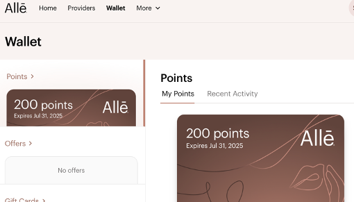 Allē Loyalty Program — Smooth Skin and Smarter Savings? — Points Insider
