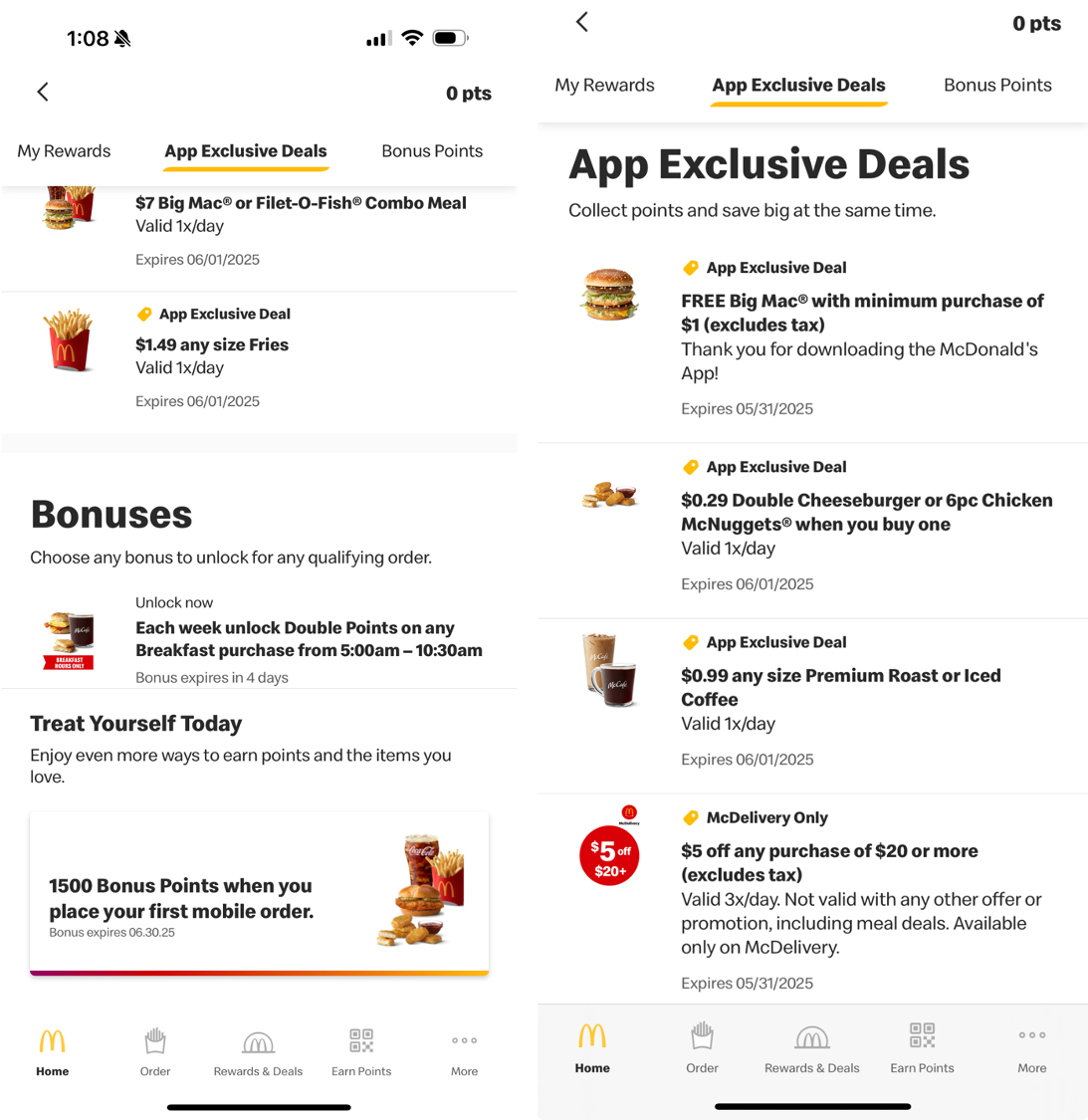 MyMcDonald’s Rewards: A Value Meal… or Just a Side of Points? — Points ...