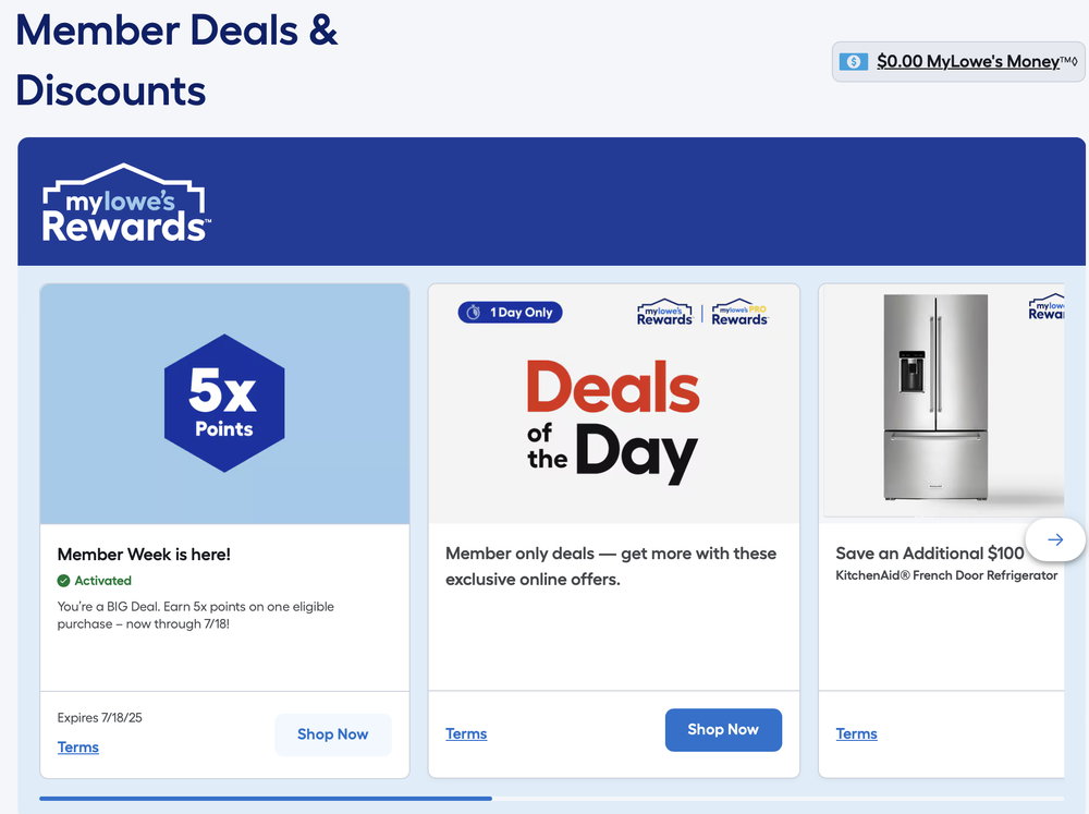 Lowe's MyLowe's Rewards Review — Points Insider