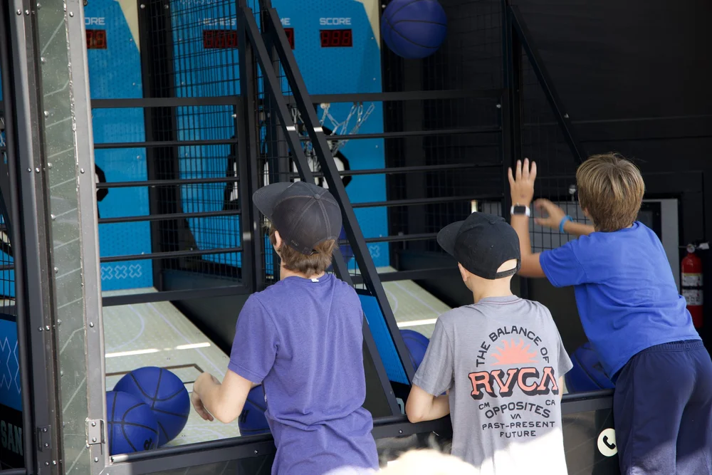 Hoop Dallas - The First Mobile Arcade Basketball Trailer for Rent