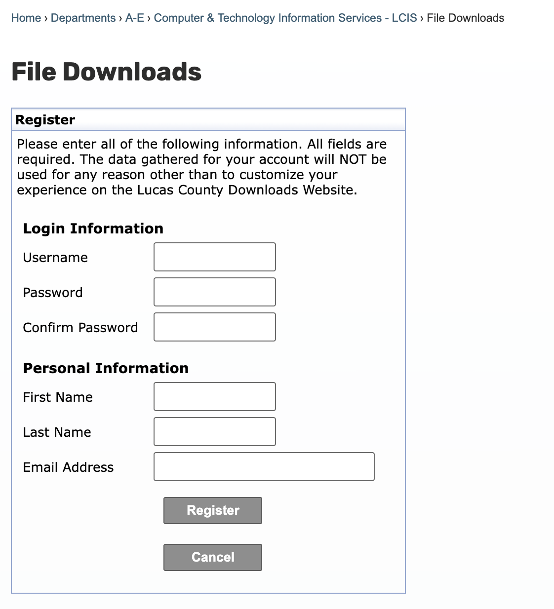 Lucas County Treasurer's Office | Download AREIS