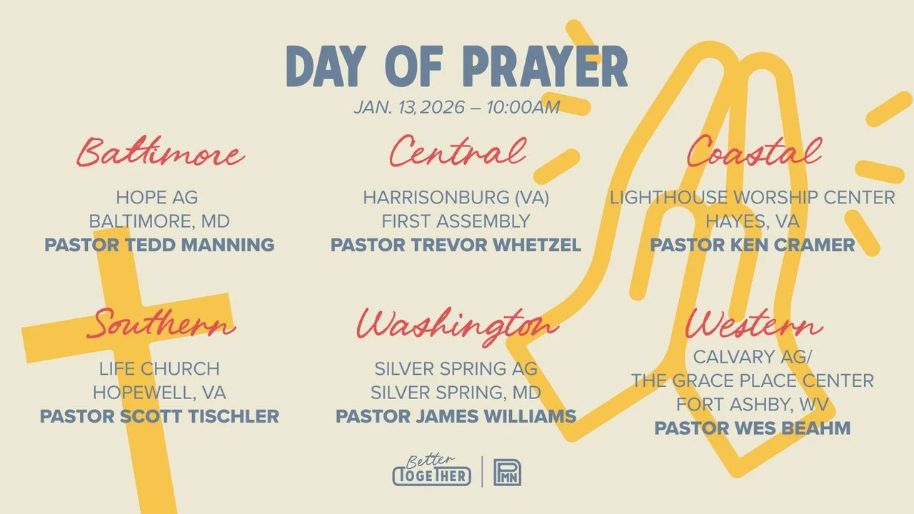 Network Day of Prayer — Potomac Ministry Network