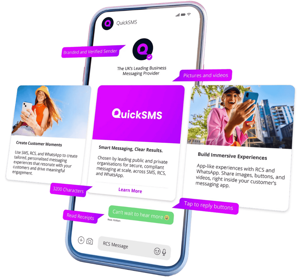 QuickSMS | UK SMS Provider with Programmable APIs & RCS Support