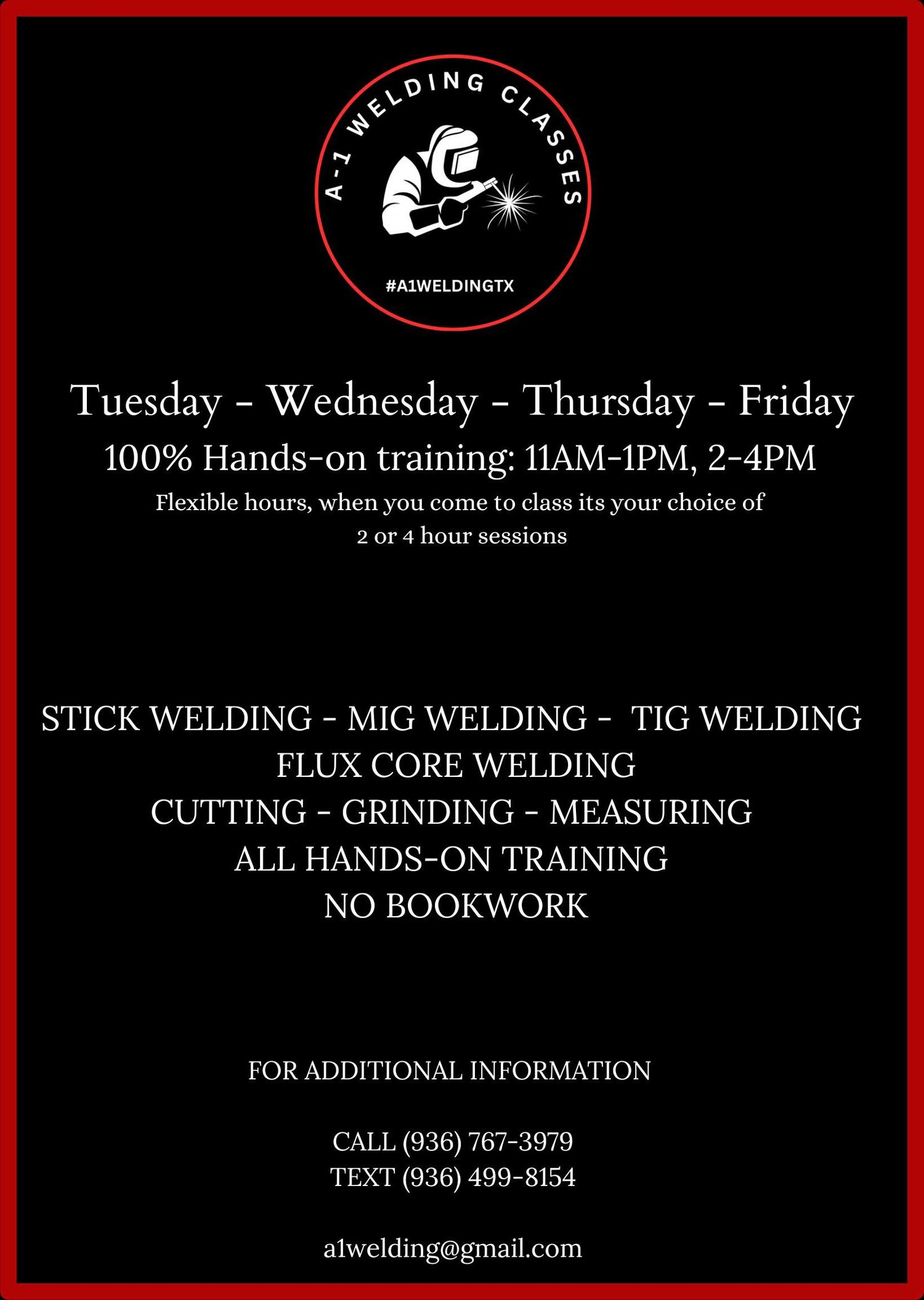 A-1 Welding Classes